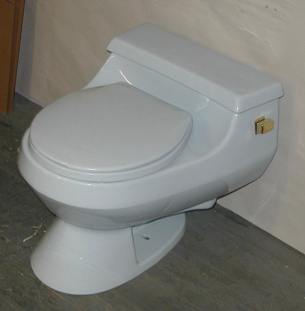 Light Blue Bathroom Toilet Vintage Original 1 Piece - Etsy