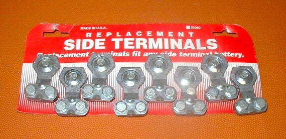 Vintage Lead Battery Cable End USA Made Side Terminal NOS Old - Etsy