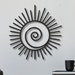 Sun Metal Wall Art, Sun Metal Wall Decor, Home Wall Decor, Office Wall ...