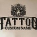Skull Tattoo Metal Wall Art Custom Tattoo Studio Sign Personalized ...
