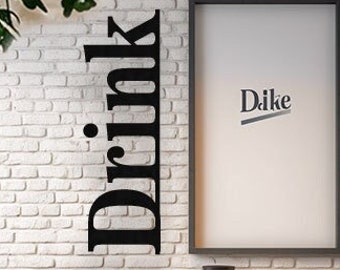 Wood Cheers Sign Vertical Bar Sign Home Bar Decor Wood Wall - Etsy