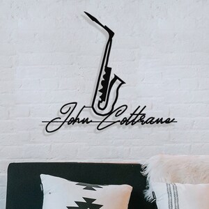 Jazz Music Saxophone Metal Wall Decor Unique Wall Decor Jazz - Etsy