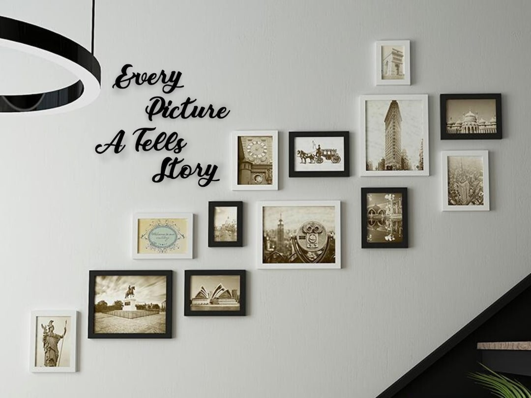 Wooden every Picture Tells A Story Wall Decor - Etsy
