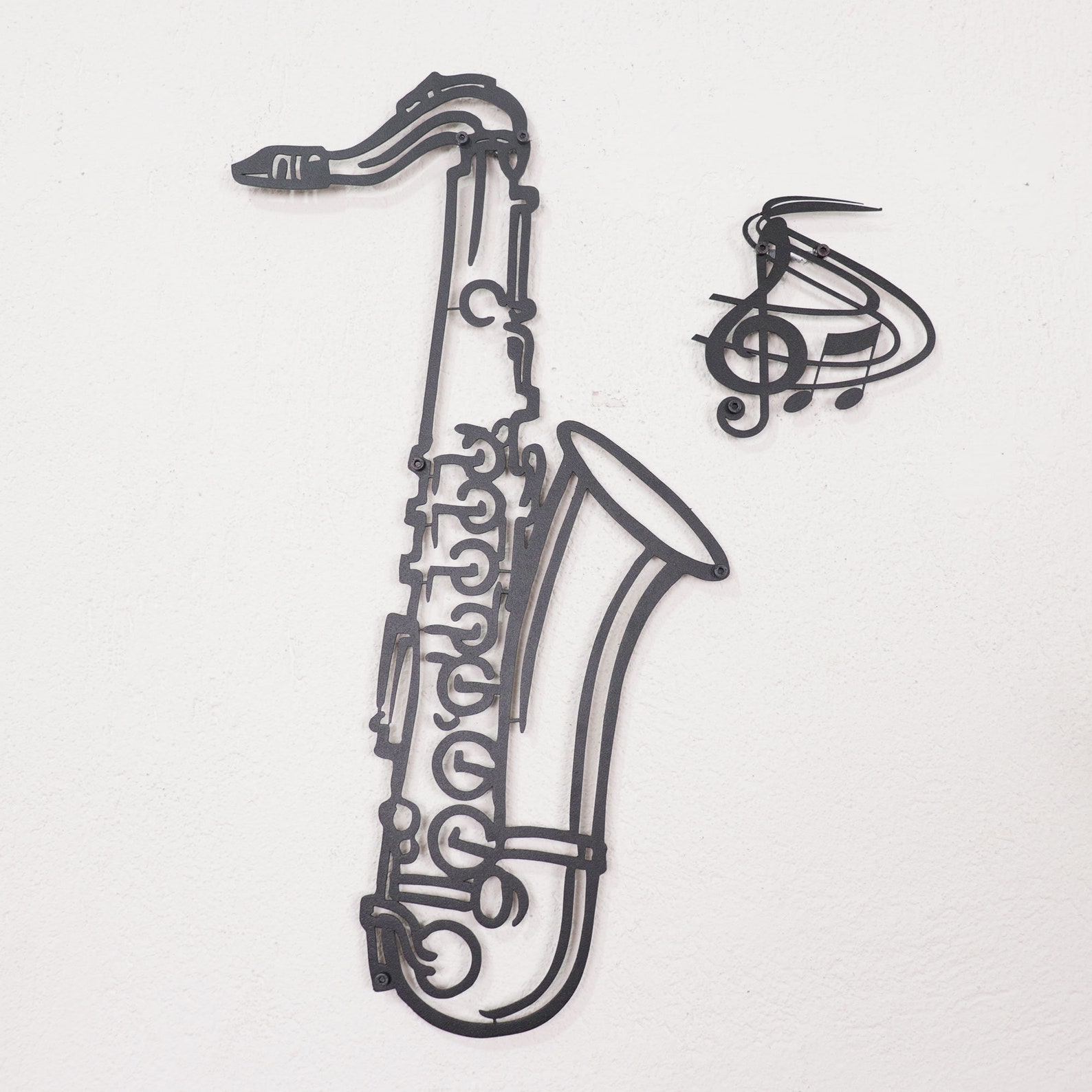 Saxophone Metal Wall Art, Jazz Music Decor - Etsy