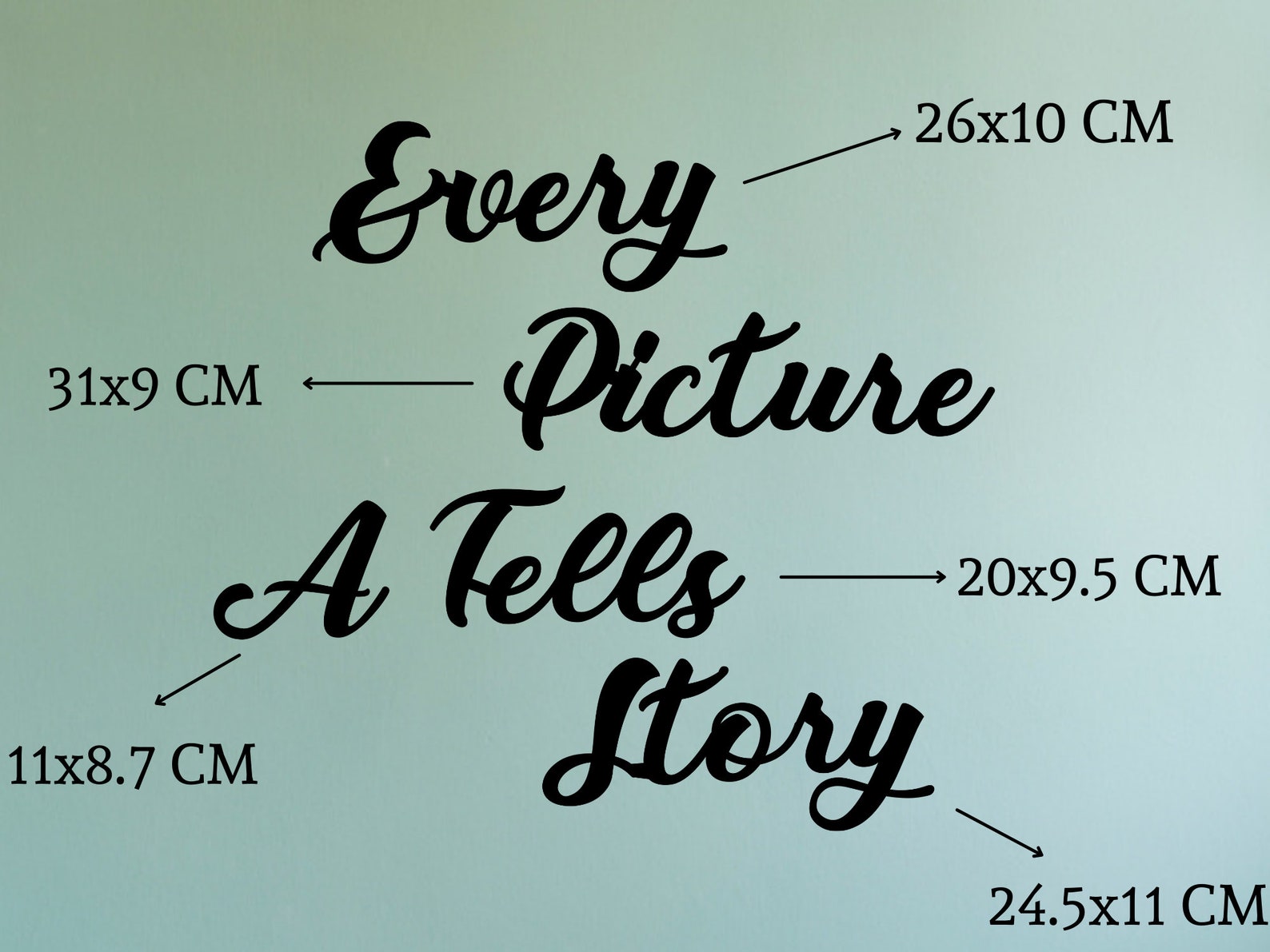 Wooden every Picture Tells A Story Wall Decor, Living Room Wall Art ...