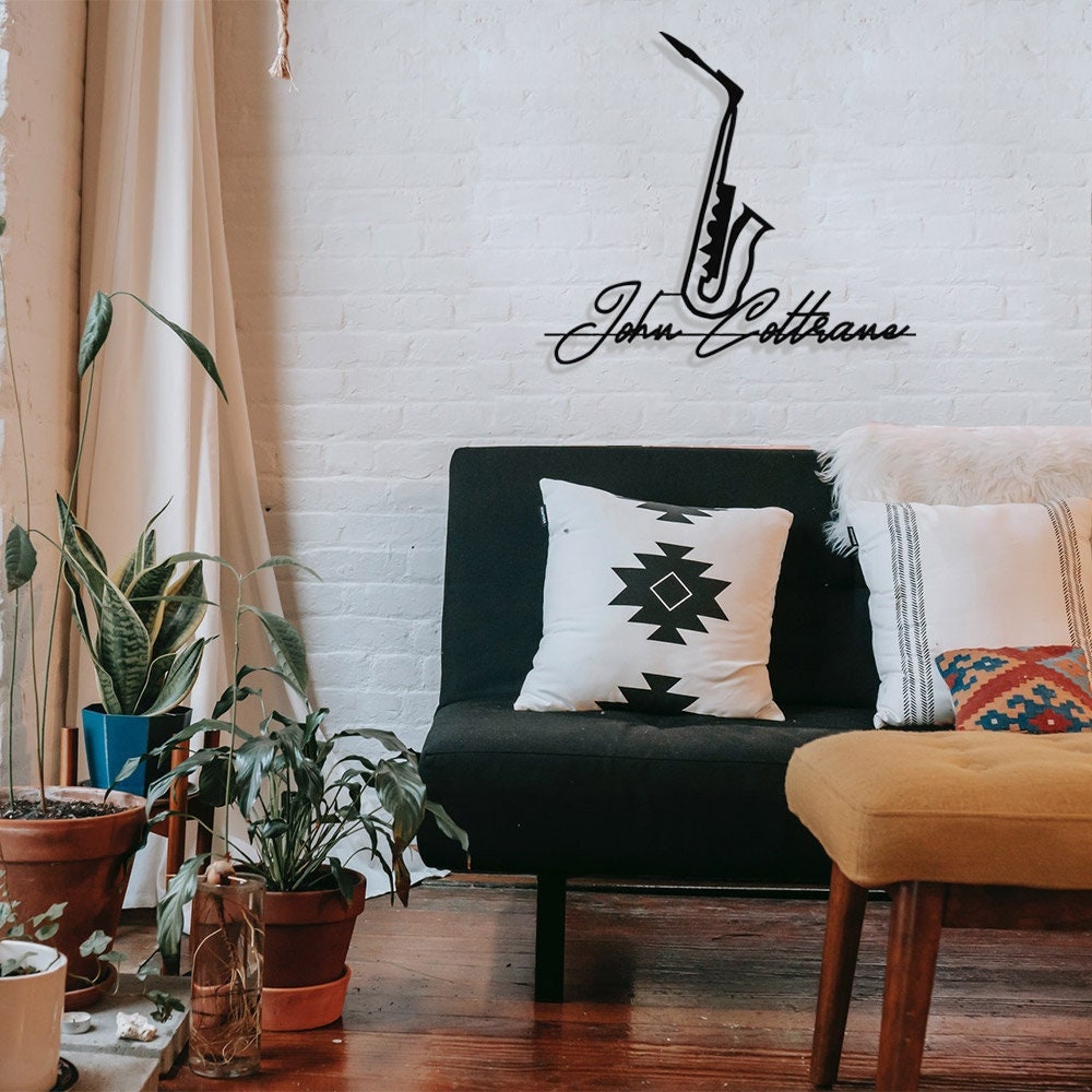 Jazz Music Saxophone Metal Wall Decor Unique Wall Decor Jazz - Etsy