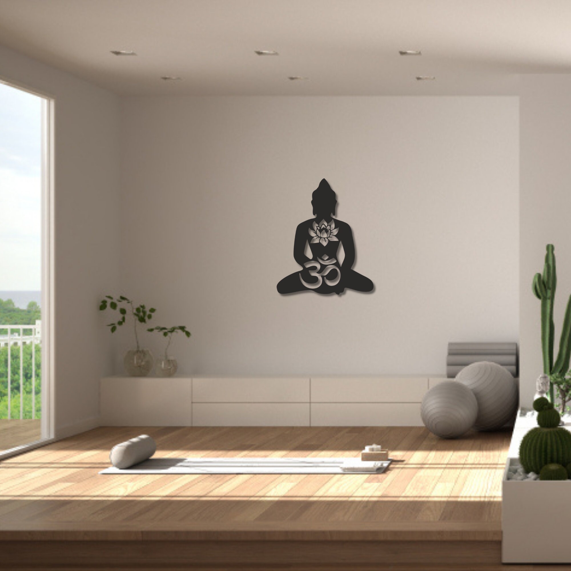 Buddha Zen Wall Art Zen Wall Art Yoga Studio Decor Bed and - Etsy