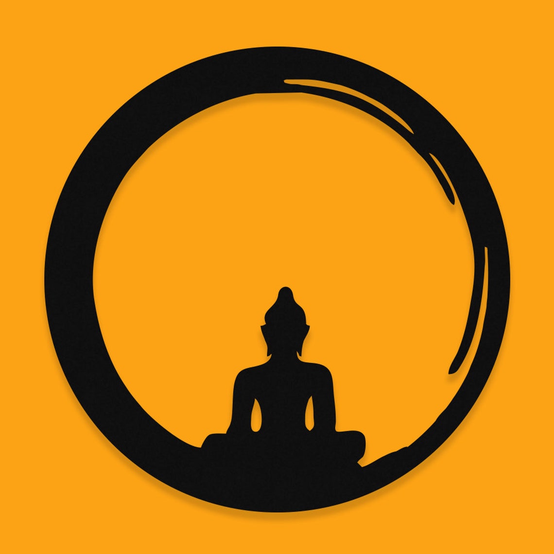 Yoga Zen Metal Wall Art Metal Yoga Decoration Theraphy Wall | Etsy