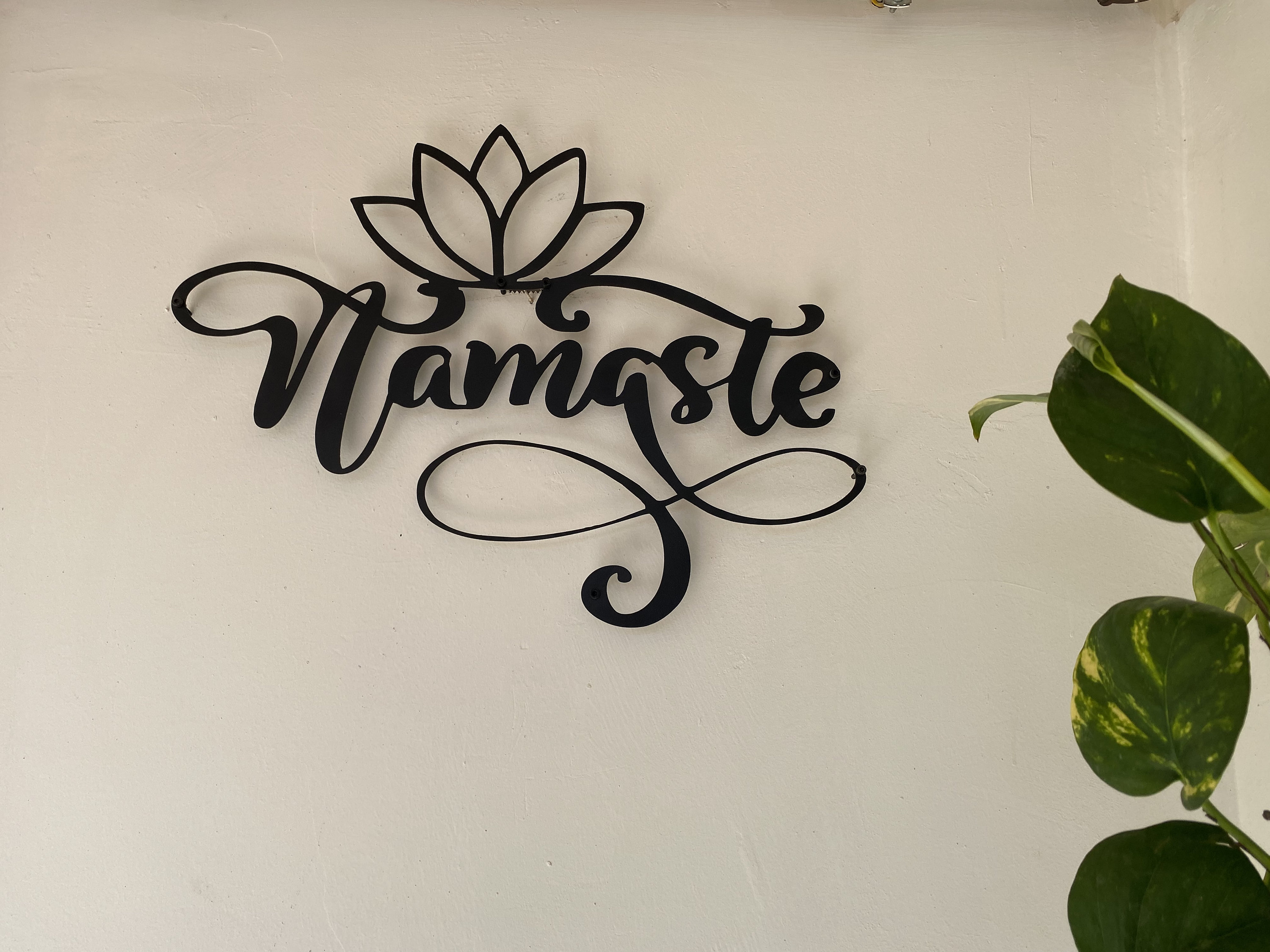 Namaste Lotus Metal Wall Art Namaste Lotus Metal Wall Decor - Etsy
