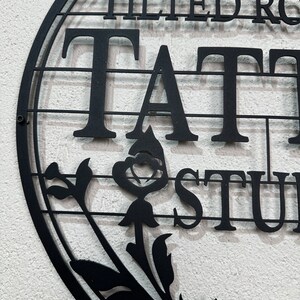 Tattoo Metal Wall Art, Tattoo Wall Art, Tattoo Artist Gift, Tattoo ...