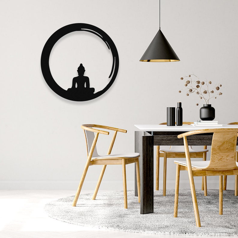 Yoga Zen Metal Wall Art Metal Yoga Decoration Theraphy Wall | Etsy