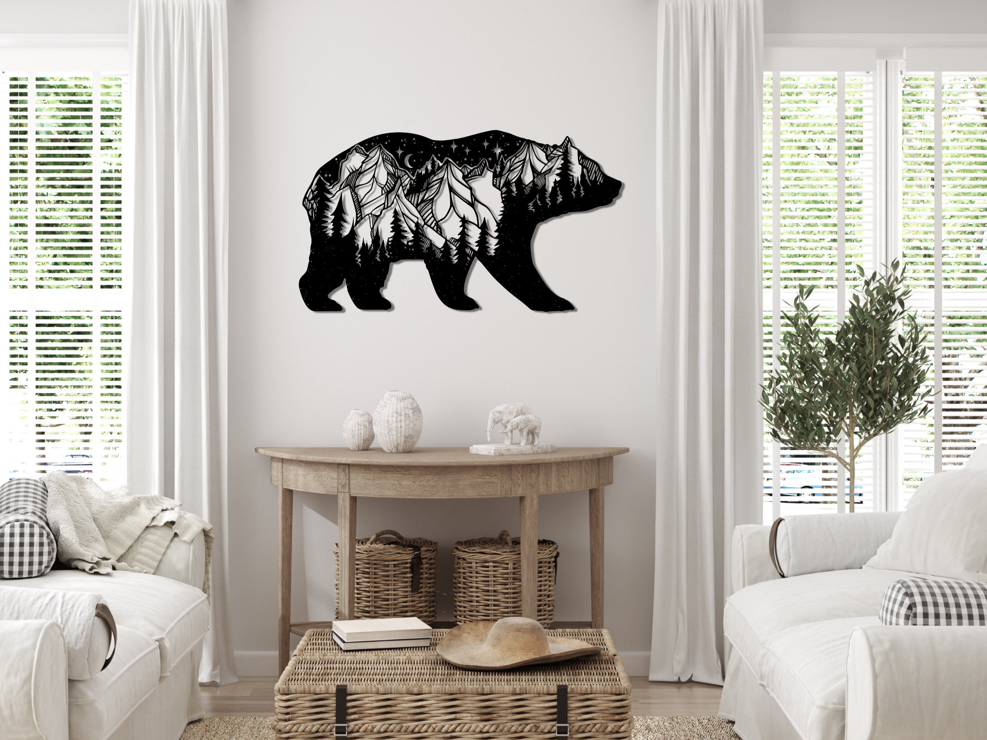 Bear Metal Wall Art, Bear Metal Wall Decor ,bear Metal Wall Sign ...