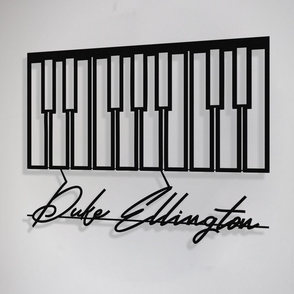 Personalized Piano Metal Wall Decor Jazz Music Instruments - Etsy