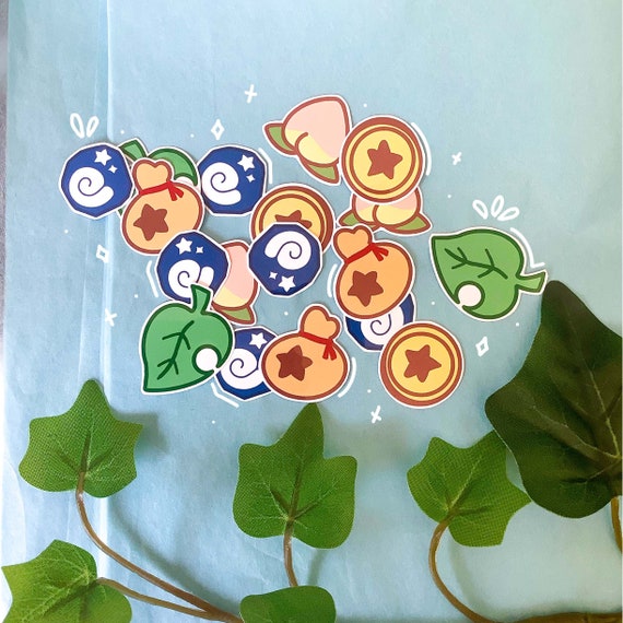 6pcs Animal Crossing Vinyl Stickers Pack Cute ACNH Doodles | Etsy