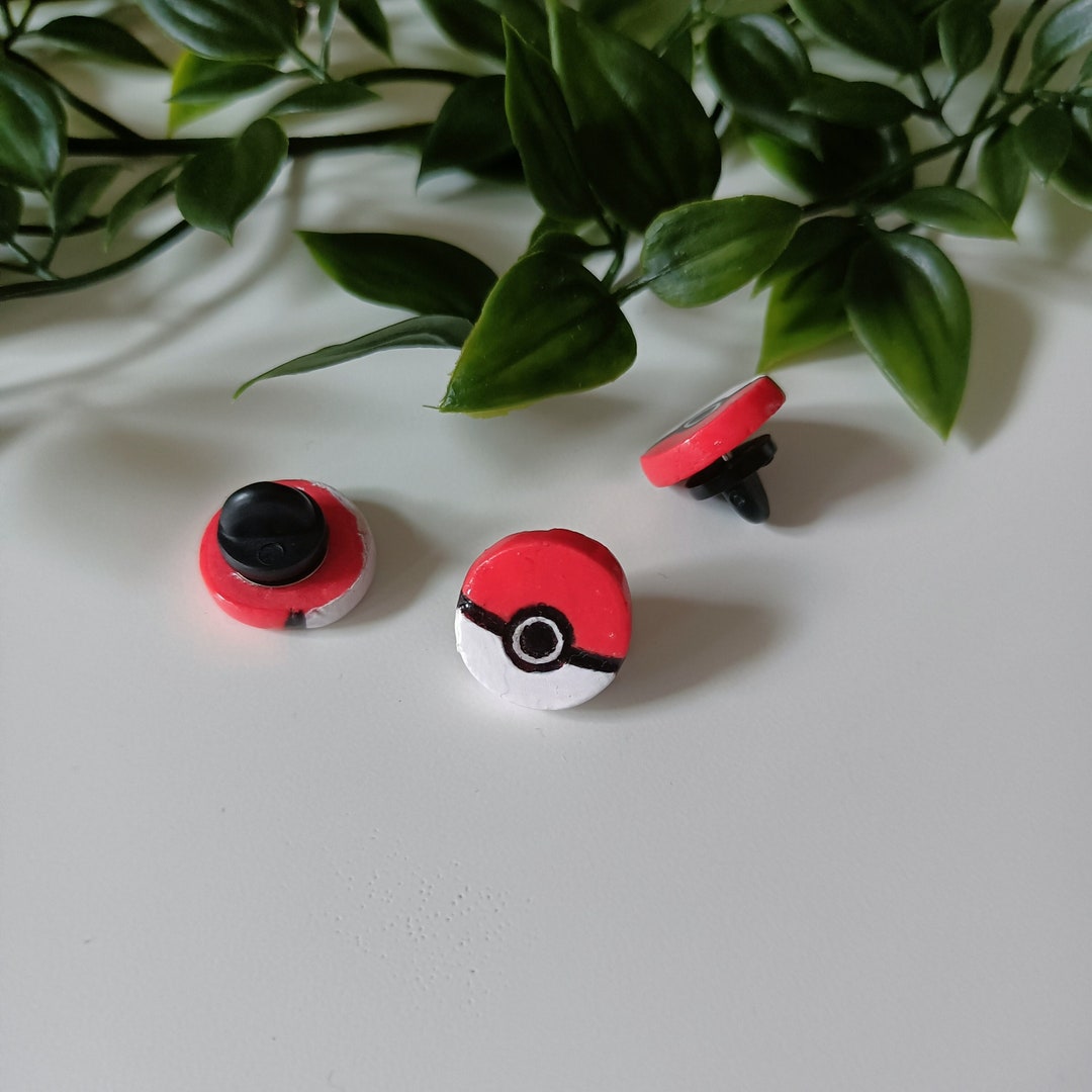 Cute Pokeball Pin Polymer Clay Pokeball Pin Decor - Etsy