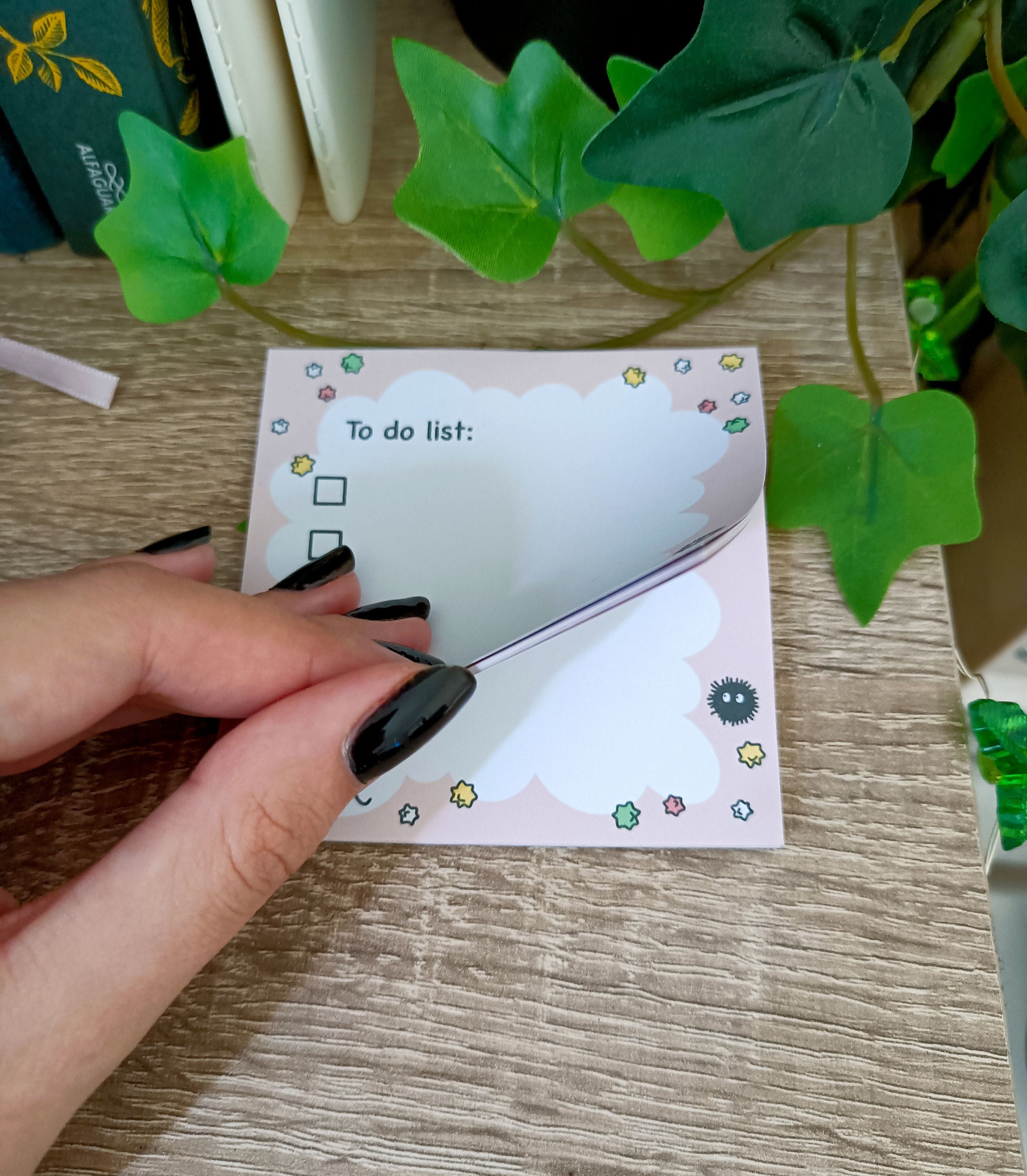 Cute Kawaii to Do List Note Pad Susuwatari Memo Pad - Etsy Australia
