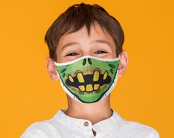 Zombie Face Mask | Etsy