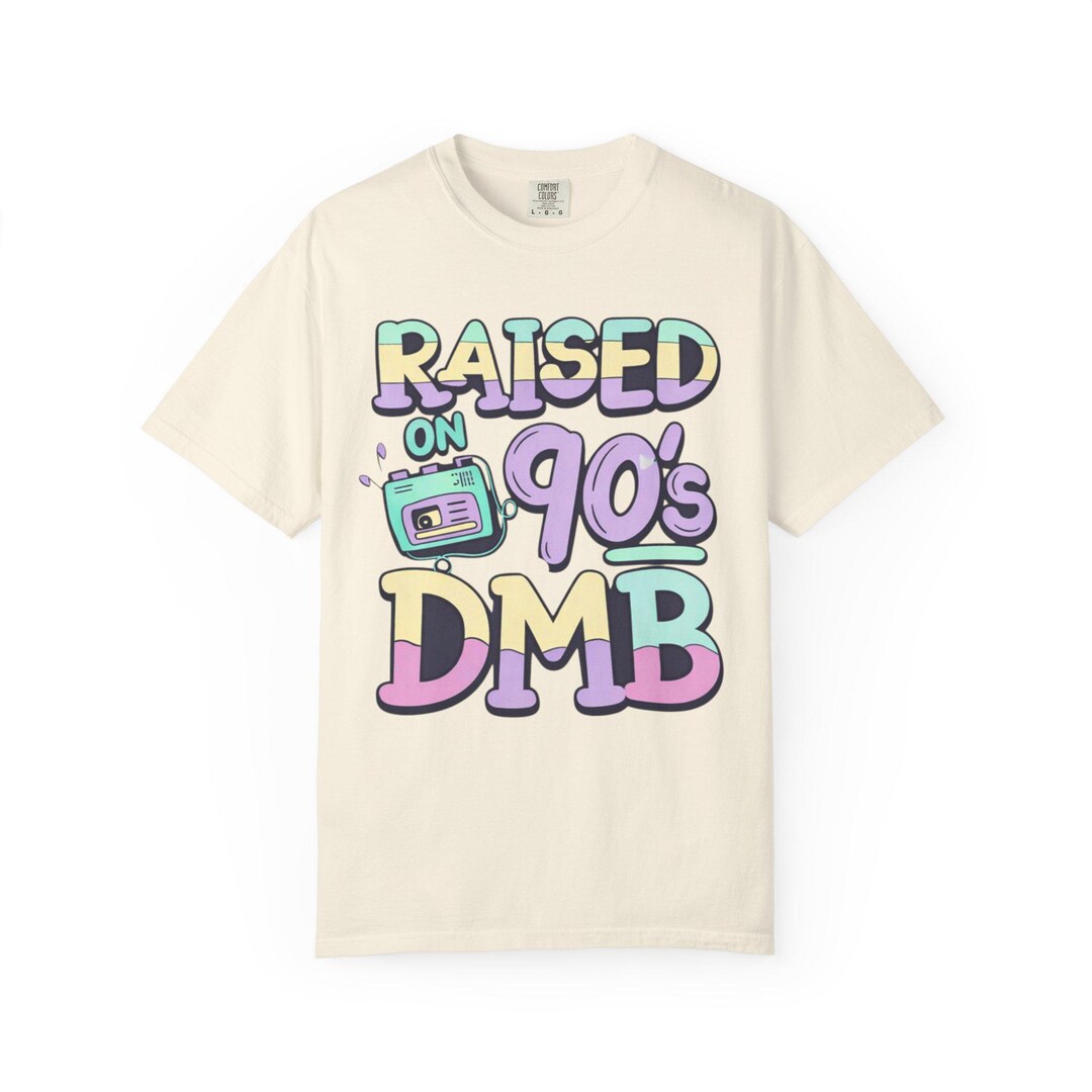 Raised on 90's DMB T-shirt | 90s Cassette Band Tee - Etsy