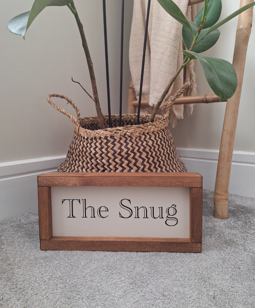The Snug | Farmhouse Modern Style Sign | Rustic | Gift | Present | UK ...