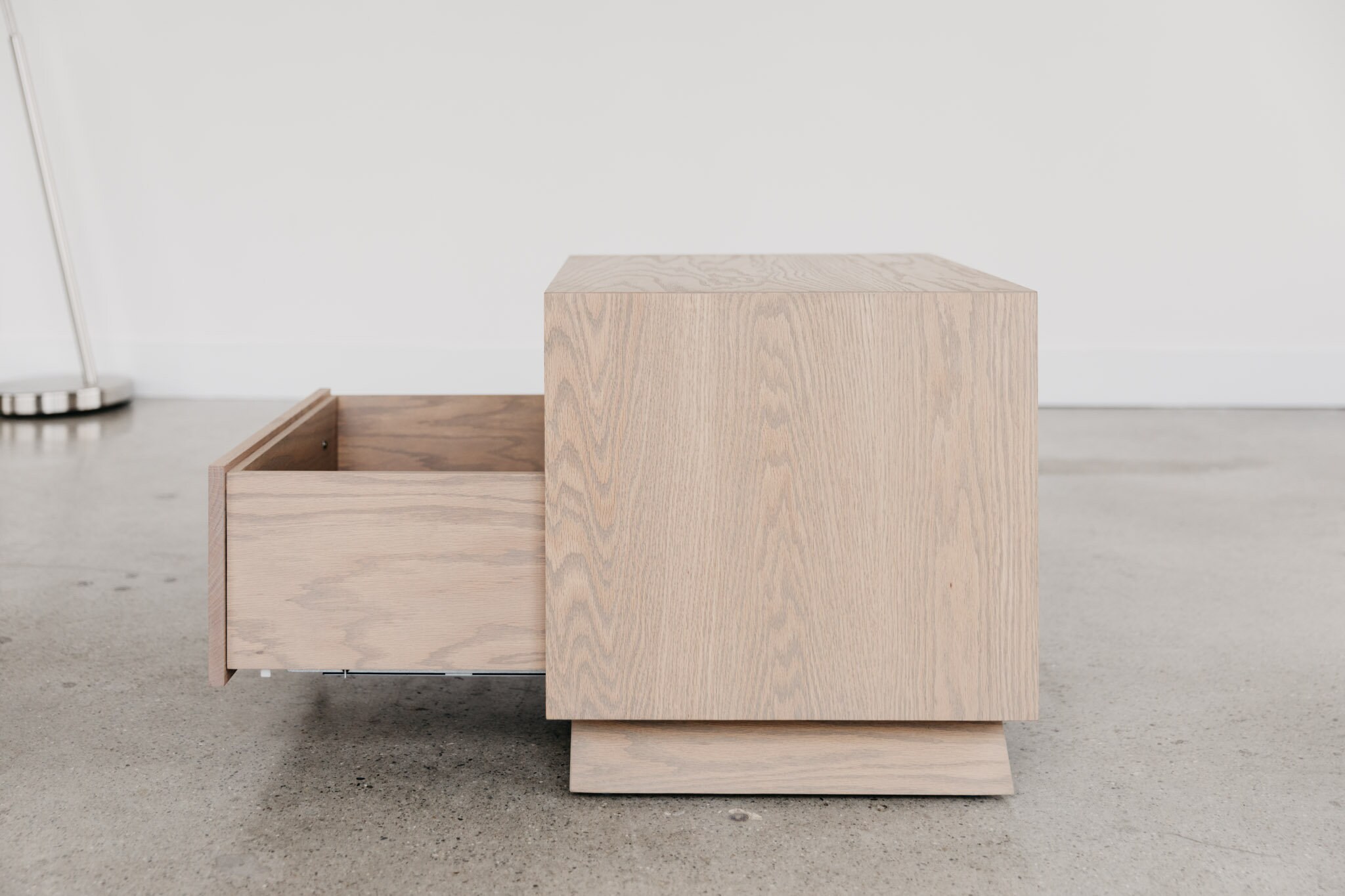 LYRA Light White Oak Nightstand Modern Minimalist Scandinavian - Etsy