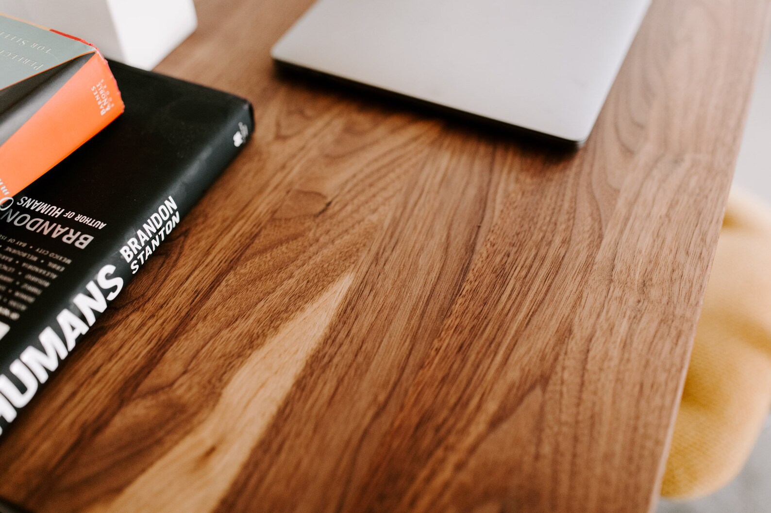 Minimalist Walnut Butcher Block Desk Small Computer Desk - Etsy