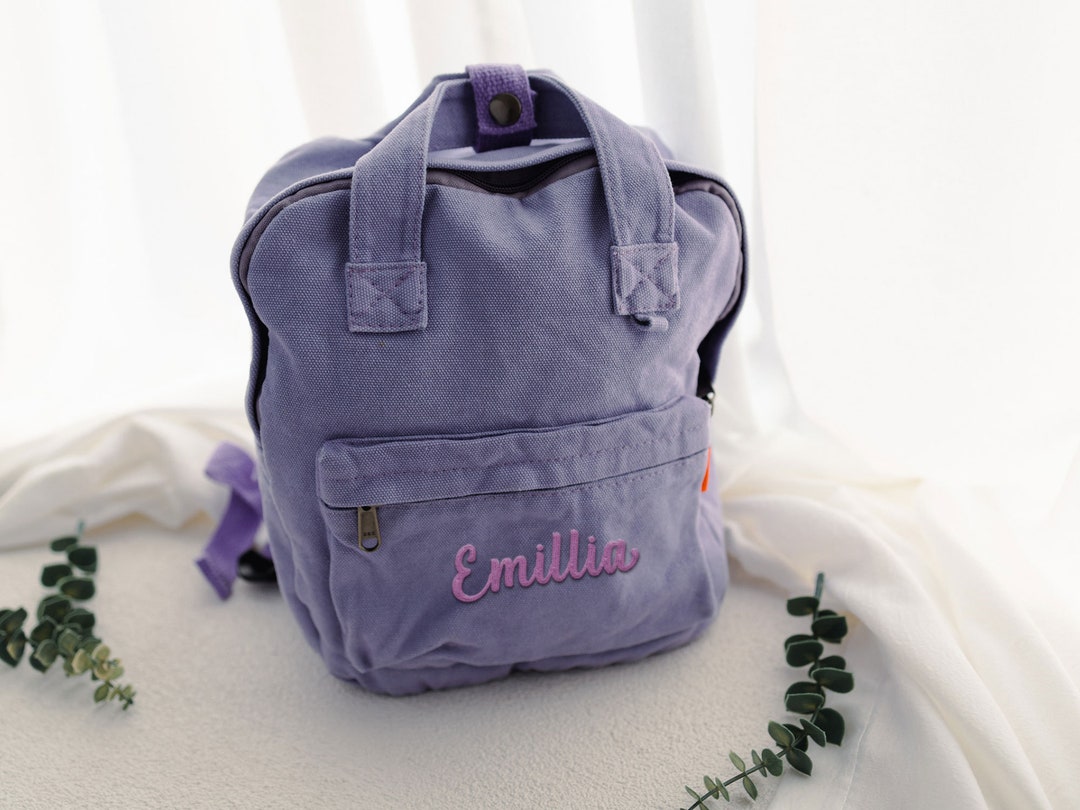 Personalized Baby Canvas Backpack First Birthday Gift Custom Backpack ...