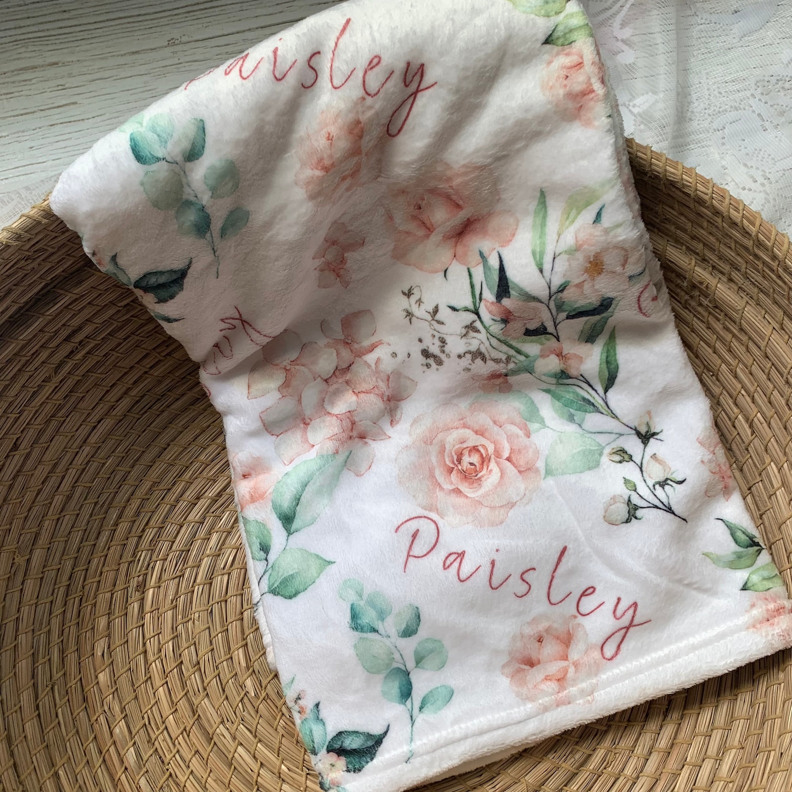 Personalized Baby Blanket Free Shipping Custom Baby Blanket | Etsy