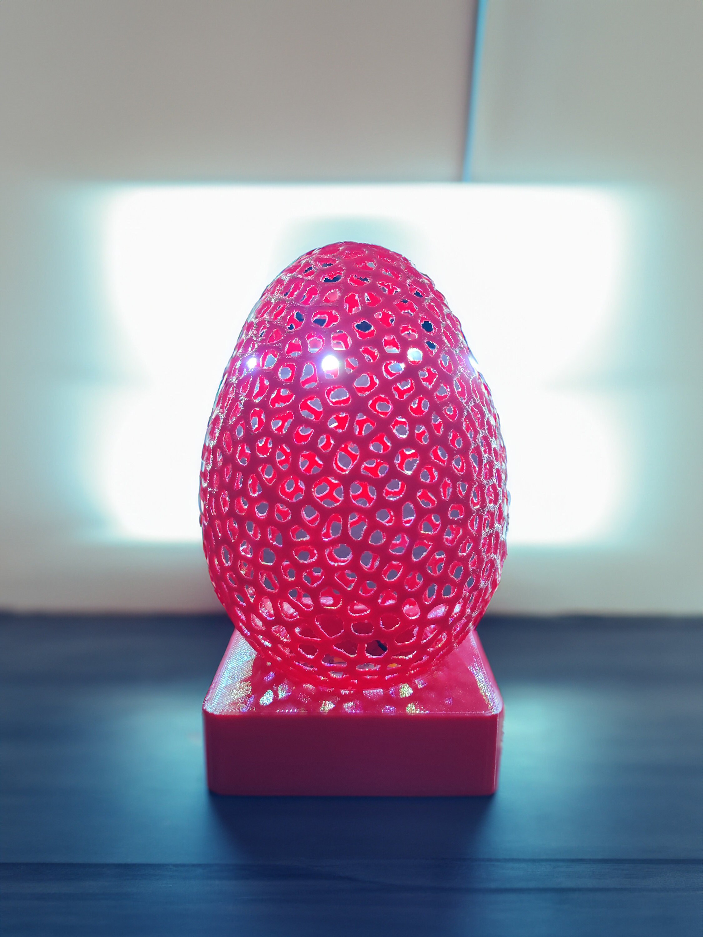 Easter Egg Light Holiday Lamp 3D Printed Lamp Egg Lamp - Etsy