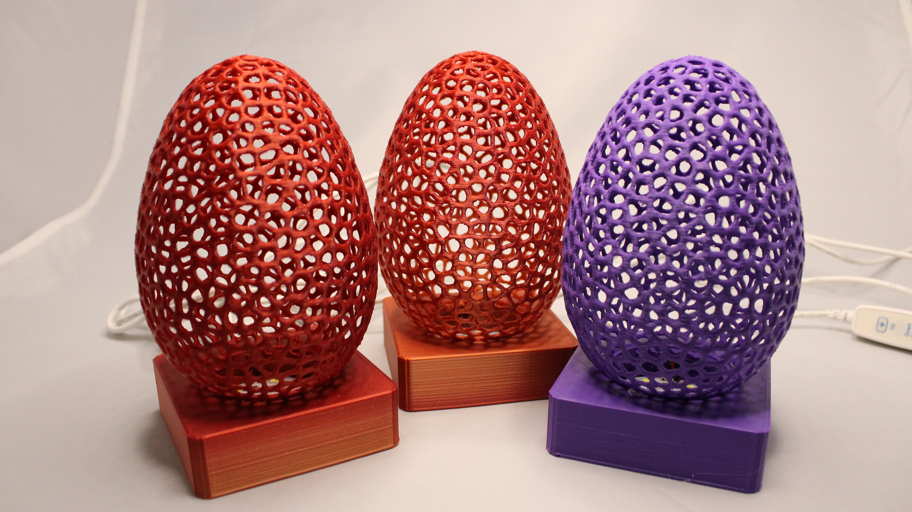 Easter Egg Light Holiday Lamp 3D Printed Lamp Egg Lamp - Etsy