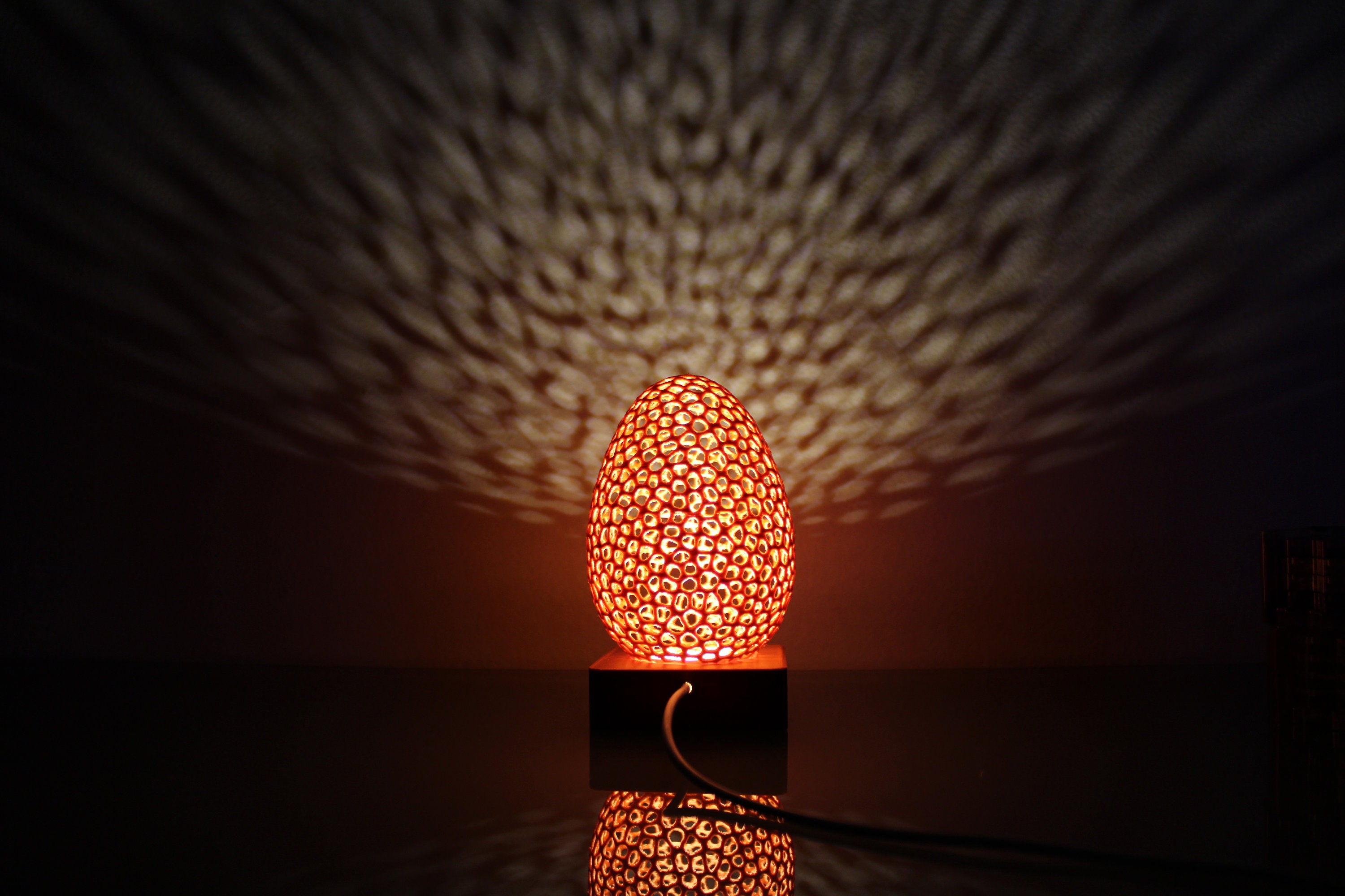 Easter Egg Light Holiday Lamp 3D Printed Lamp Egg Lamp - Etsy