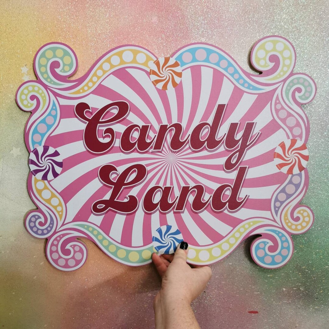 Candy Land Sign - Etsy