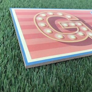 Fun and Games Sign/s Funfair Style Font Fairground Prop Wooden MDF Directional Arrow Outdoor ...