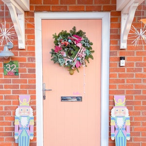 Pastel Giant Nutcracker Wooden MDF Prop Door Window Decoration - Etsy