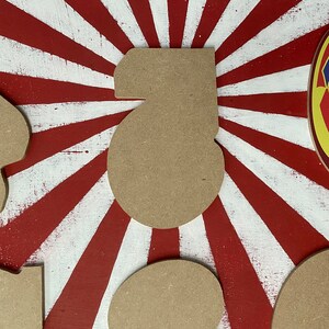 Traditional Wooden Circus Numbers - Etsy UK