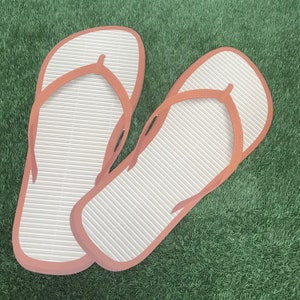 Giant Flip Flops Prop MDF Wooden Beach Seaside Decoration Garden ...