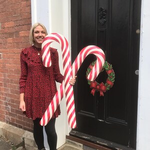 Giant 2D Candy Cane - Etsy