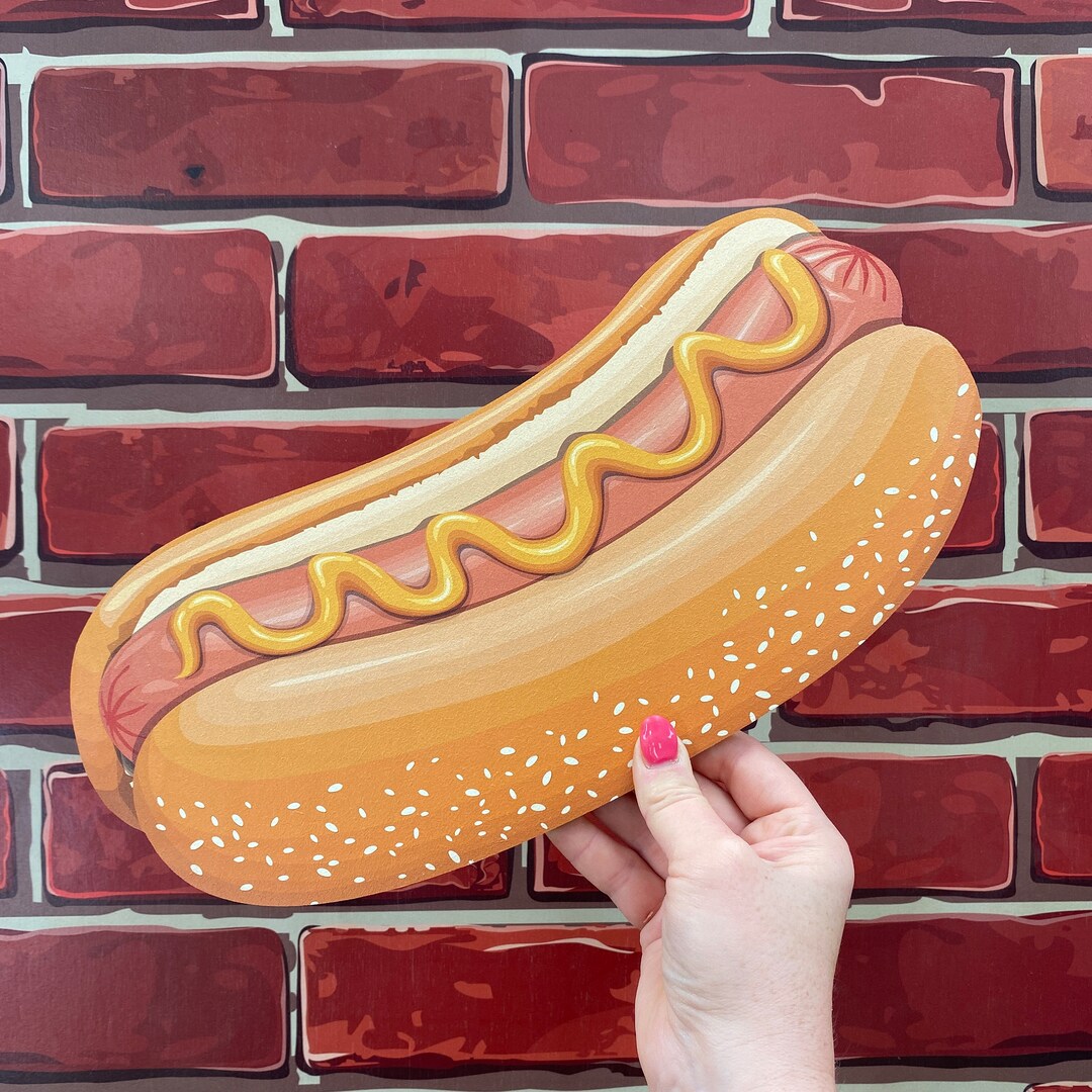 Oversized Hot Dog Sign - Etsy
