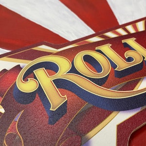 Circus Roll up Arrow Sign - Etsy