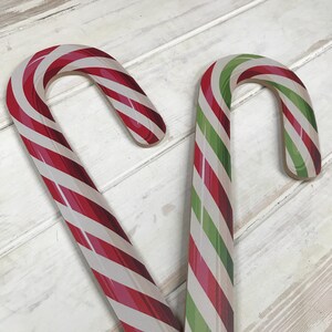 Giant 2D Candy Cane - Etsy