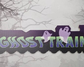 Ghost Train Sign - Etsy UK
