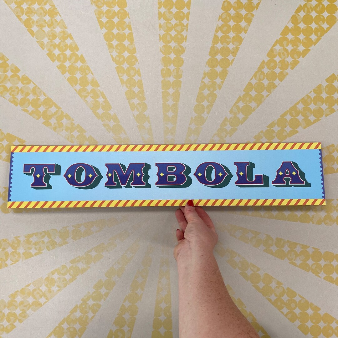 Tombola Sign - Etsy