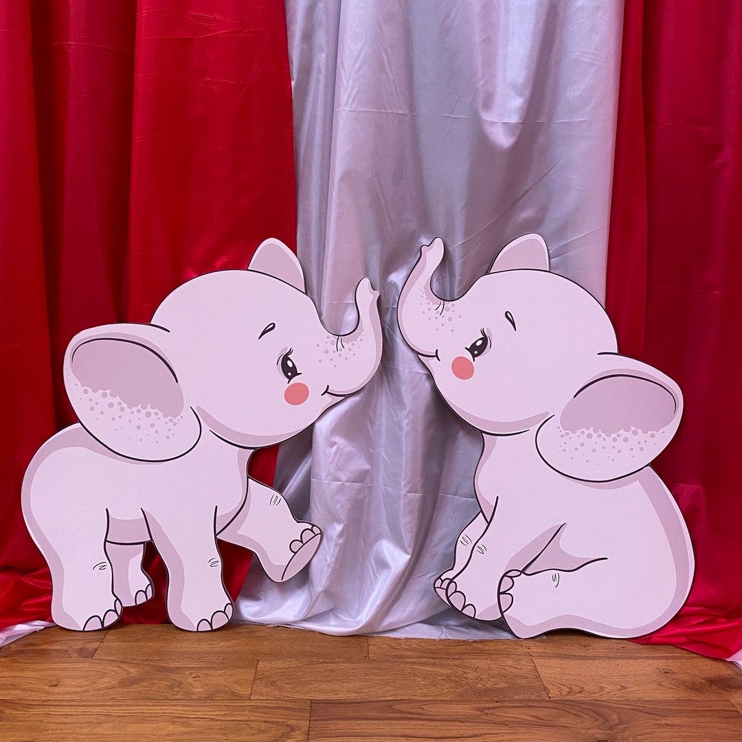 Baby Elephant Wooden Prop - Etsy