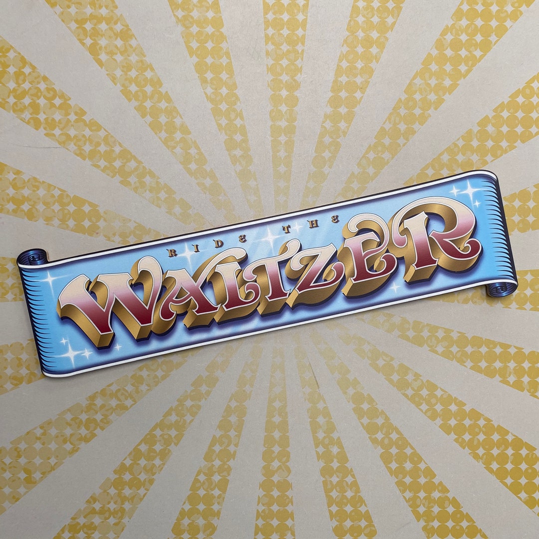 Fairground Waltzer Sign - Etsy