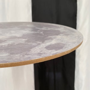 Large Moon Prop 2D Wooden MDF Wall Art Bedroom Celestial Luna Kids ...