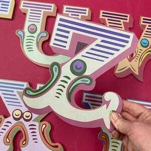 Colourful Circus Letter - Etsy