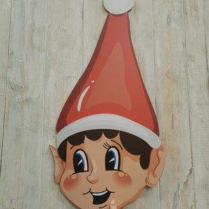 Giant Shelf Elf Hat on Head Face Prop Christmas Grotto - Etsy