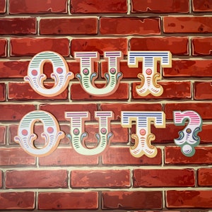 Colourful Circus Letter - Etsy