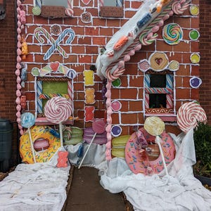 Giant 2D Candy Cane - Etsy