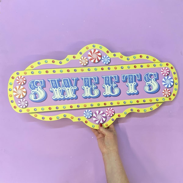 Sweets Sign - Etsy UK
