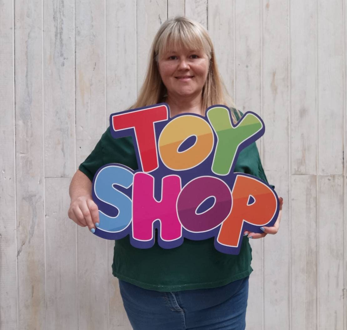 Toy Shop Sign Kid's Bedroom Party Decoration Sign 2D MDF - Etsy